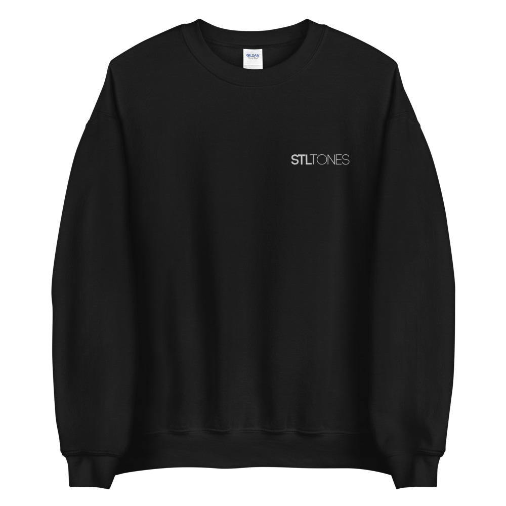 STL Black Embroidered Sweatshirt – STL Tones